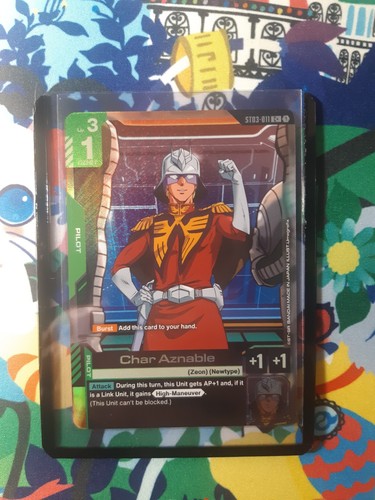 Gundam Card Game ST03-011 C+ Char Aznable - Starter Deck 03: Zeon's ...