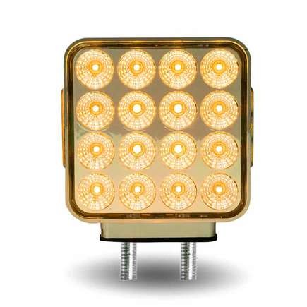 Trux TLED-SDXC Led Light, Double Face, Double Post, Square, With ...