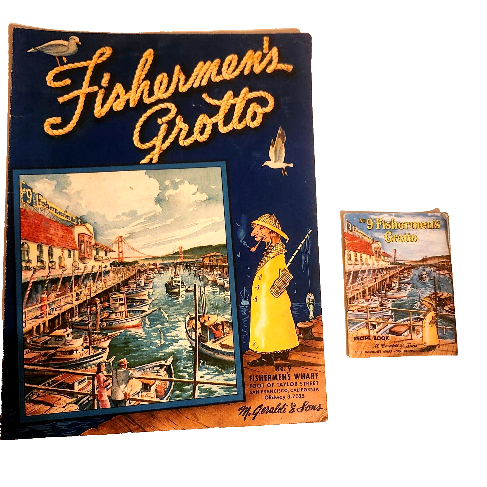 Fishermen’s Grotto Restaurant Menu No. 9 Fisherman's Wharf San ...