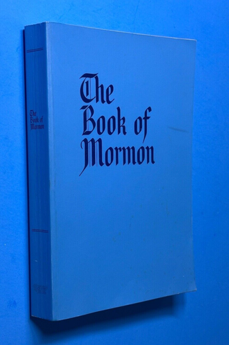 LARGE PRINT Book of Mormon 1976 Illustrated LDS PB | eBay