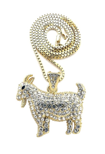GOAT PENDANT & 24" 2mm BOX CHAIN. | eBay