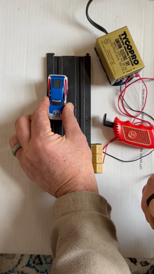 1990s TYCO AFX 1:64 Pretzel Bender Pro Slot Car Track AMX Transformer ...