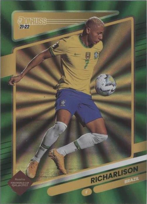 2021-22 Panini Donruss Road to Qatar - Richarlison #20 Holo Green Laser for sale online | eBay
