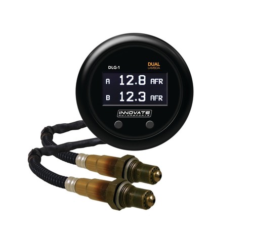 Innovate Motorsports 3891 38910 DLG-1 Dual Wideband Air/Fuel Ratio Gauge Kit | Black | Digital ...
