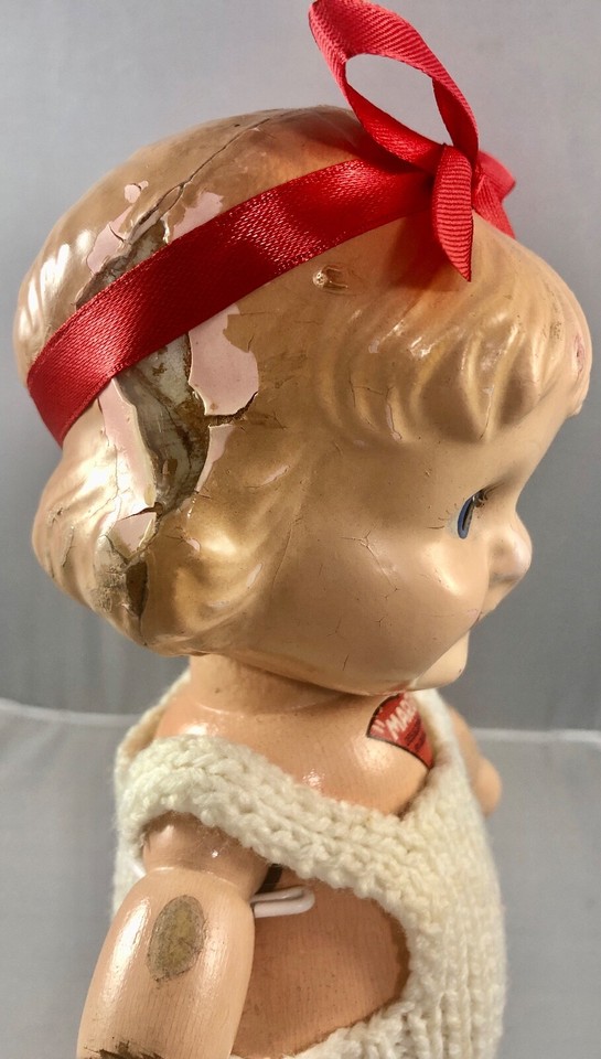 10" Antique American Composition Margie Doll! Adorable! 18061 | eBay