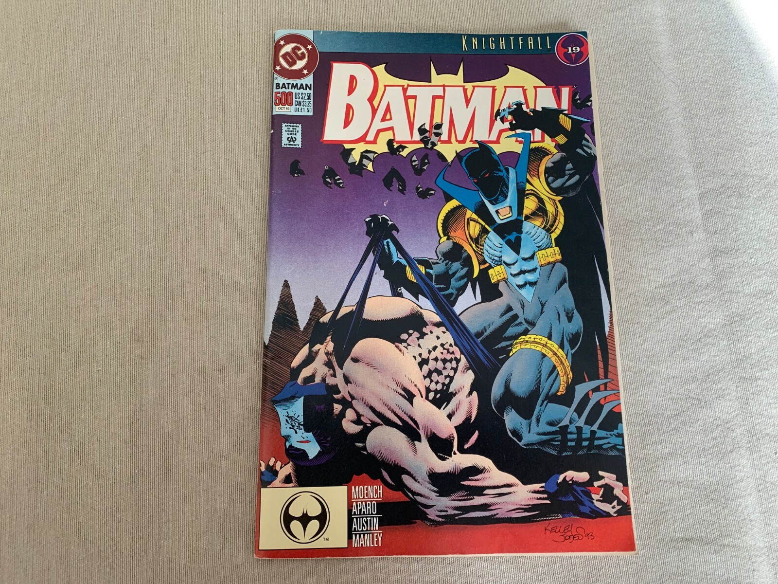BATMAN #500 KNIGHTFALL #19 Oct 1993 DC Comics - VF - COLLECTABLE | eBay