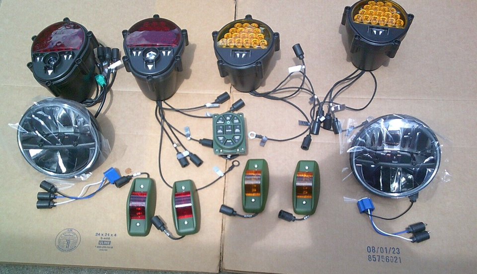 HMMWV 5 TON 2.5 TON MILITARY TRUCK FULL LED LIGHT SET WITH REVERSE ...