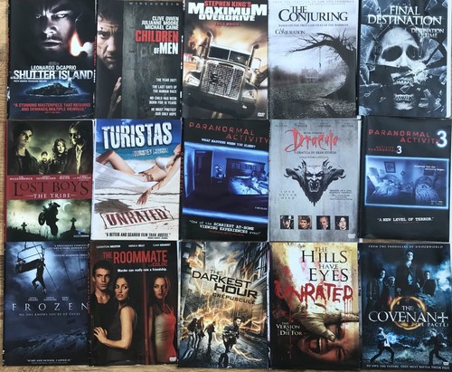 HORROR/THRILLER DVD GREAT TITLES U-PICK FREE SHIP DISC & COVER NO CASE ...
