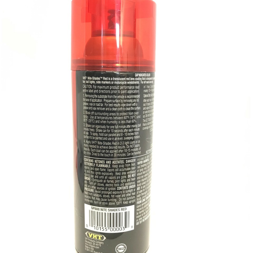 VHT SP888 Nite-Shades RED Taillight Tinting Paint / Restore Faded - 2 ...