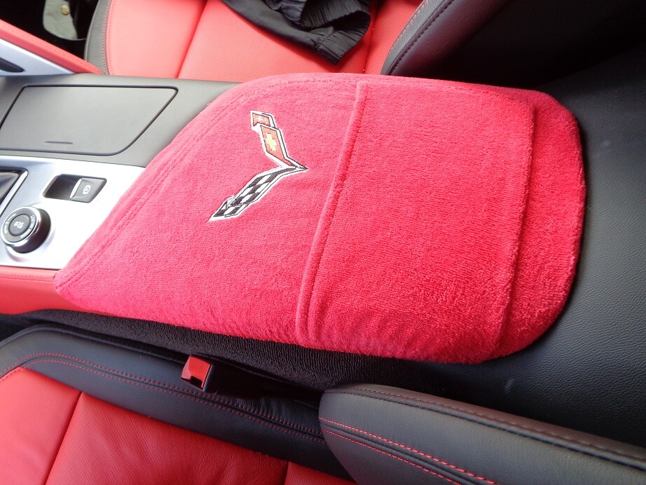 Fits Chevy Corvette C7 2014-2019 Corvette Embroidered Center Console ...