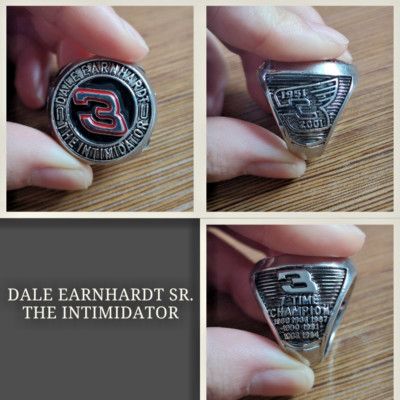 The Intimidator Ring Dale Earnhardt Sr Nascar Race Rings | eBay