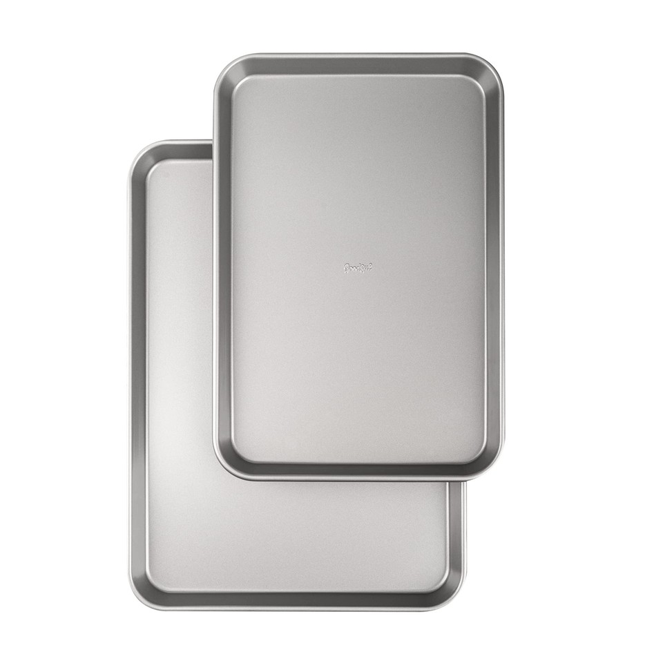 Goodful Nonstick Cookie Baking Sheet Set Heavy Duty Carbon Steel with ...