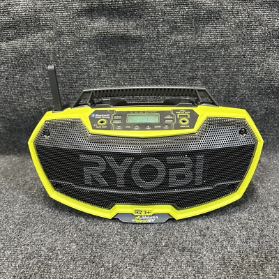 Ryobi One+ 18V Hybrid P746 Wireless Stereo AM/FM Radio w/ Bluetooth ...