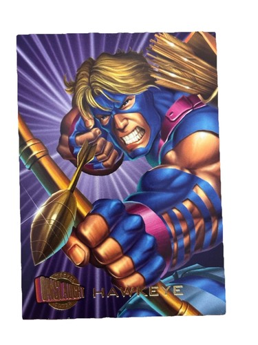 New: Vintage 1996 Ultra Marvel Onslaught Hawkeye Trading Card | eBay