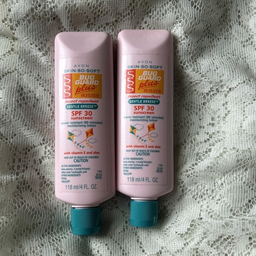 Avon Skin So Soft Bug Guard Plus Gentle Breeze SPF 30 Lotion 4 oz. (2 ...