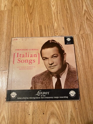 Fernando Corena – Italian Songs - Volume 4 Vinyl 10 Inch Record Album ...