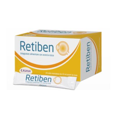 Orsana Retiben Integratore Benessere della Vista, 20 Stick da 10ml | eBay