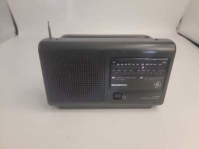 Vintage GE 2Band Portable AM/FM Radio Receiver Model 7-2662A | eBay