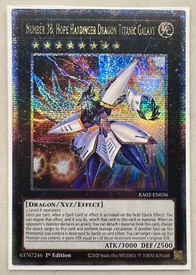 Number 38: Hope Harbinger Dragon Titanic Quarter Century Secret Rare ...