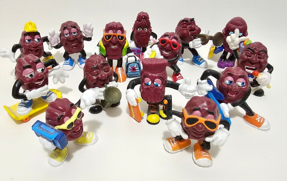 The California Raisins Figures Lot Of 14 Vintage Figures 987-88 | eBay