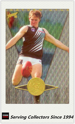 1998 Select AFL Trading Card Medal Card MC7 Brayden Lyle (1997 Fos ...