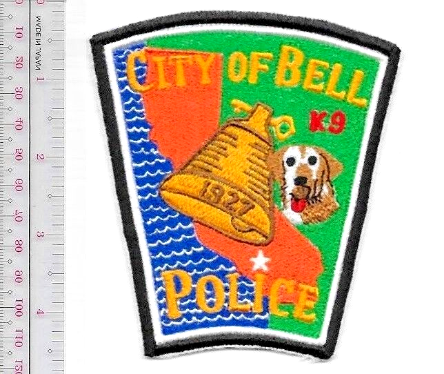 K-9 City of Bell Police Department Narcotic Canine Narc Unit Patch vel ...