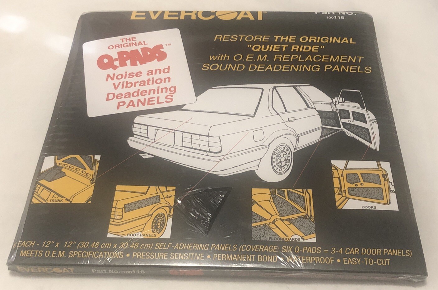 Evercoat Q-pads Sound Deadening Panels 116 for sale online | eBay