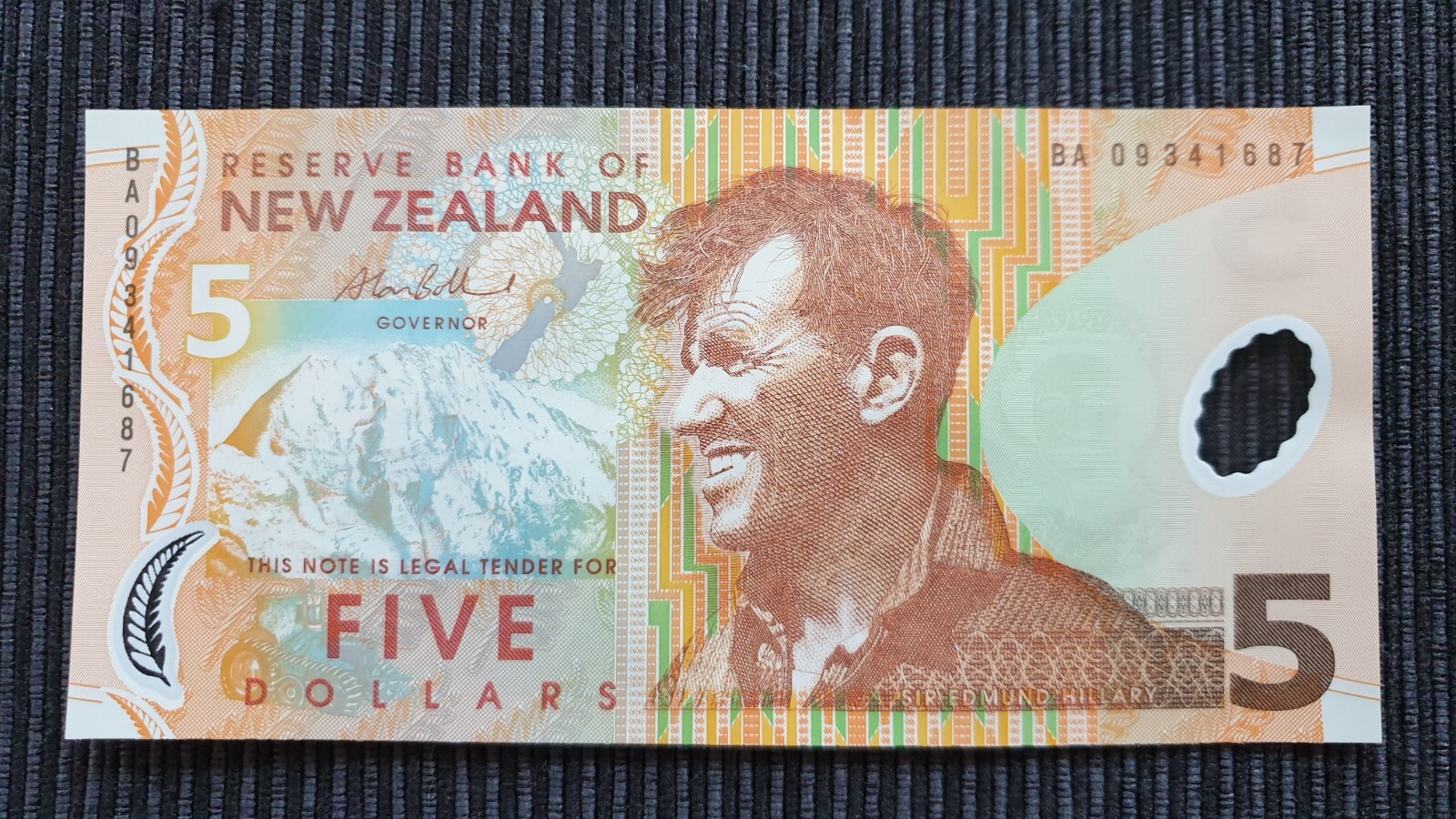 NEW ZEALAND $5 2009 P185b UNC Polymer Banknote | eBay