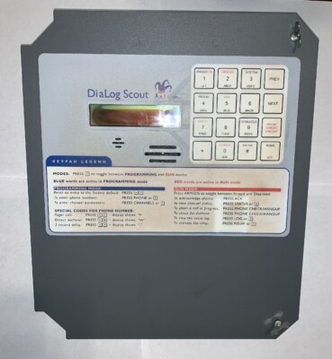 DIALOG SCOUT ANTX INC. KEYPAD LEGEND ALARM MONITOR CONTROL | eBay