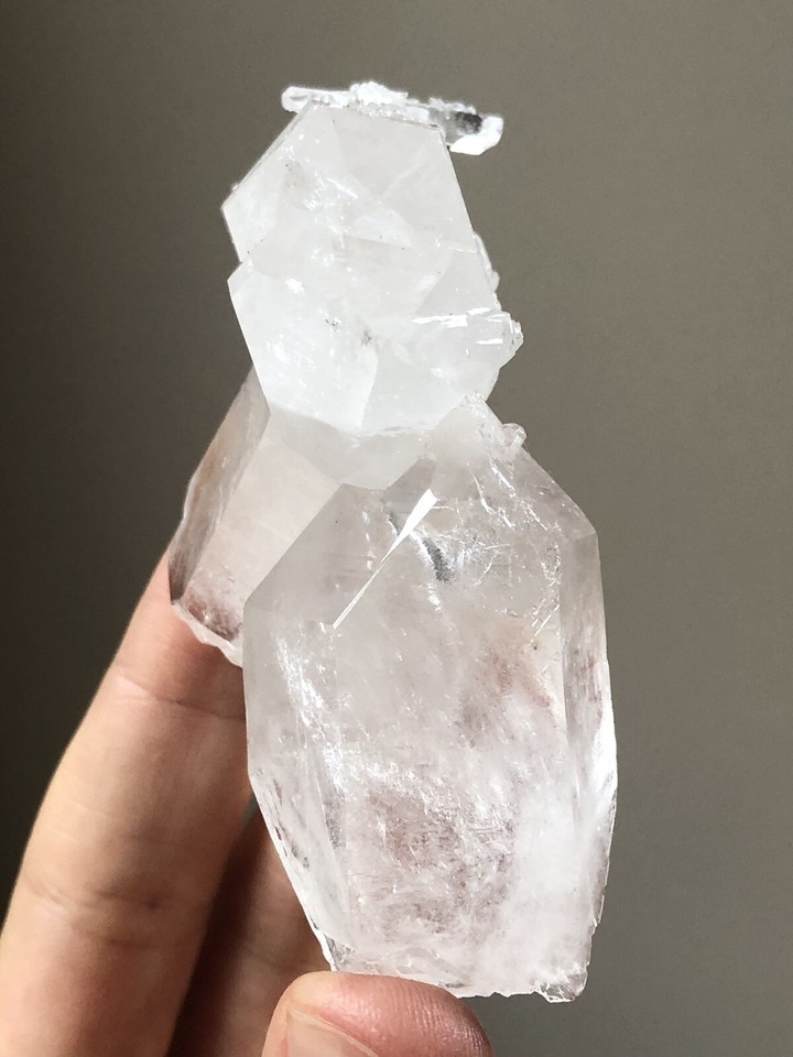 143g Self Healed Quartz Clear Quartz Cluster Cathedral Quartz Crystal ...
