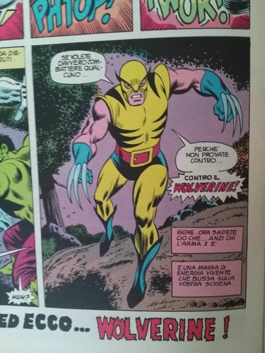 HULK 180 FIRST APPEARANCE WOLVERINE ITALIAN EDITION 1977 VG/FN RARE ...