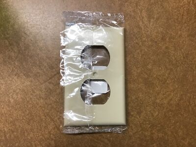 Pass & Seymour Wall Plate, 1-gang Duplex Outlet Ivory | eBay