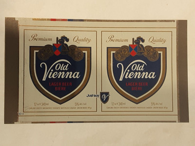 VINTAGE OLD VIENNA UNROLLED BEER CAN | eBay