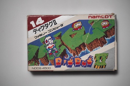 Famicom Dig Dug 2 boxed Japan FC game US Seller | eBay