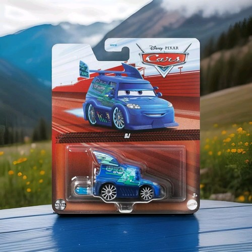 DISNEY PIXAR CARS DJ WITH BLUE FLAME 1:55 SCALE METAL MATTEL NEW | eBay