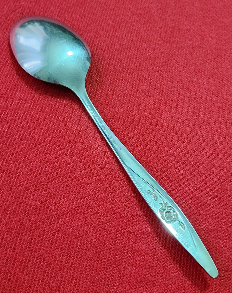 Oneida LASTING ROSE Stainless Oneidacraft Deluxe Silverware Flatware U ...