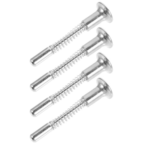 4 Pcs Crib Latch Spring Loaded Pin Plunger Latches Spring-loaded Metal ...