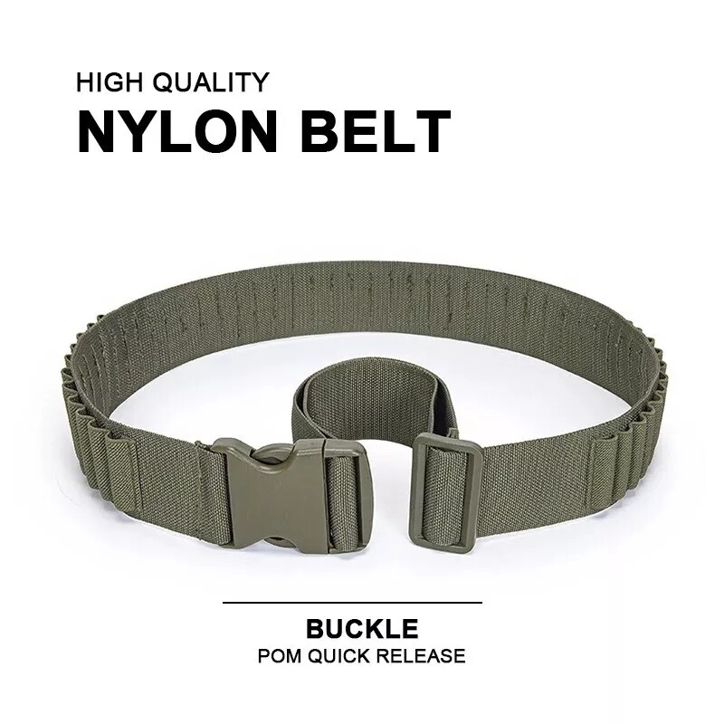 50 Rounds Rifle Bullet Cartridge Bandolier Ammo Belt For 30-06 .300 ...