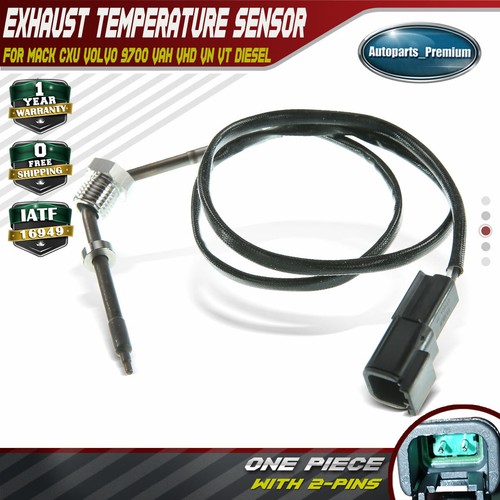 Exhaust Gas Temperature EGT Sensor for Mack CXU Volvo 9700 VAH VHD VN ...
