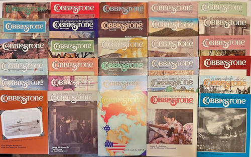 Lot x 30 COBBLESTONE History Magazine Young People | 1982 1983 1984 ...