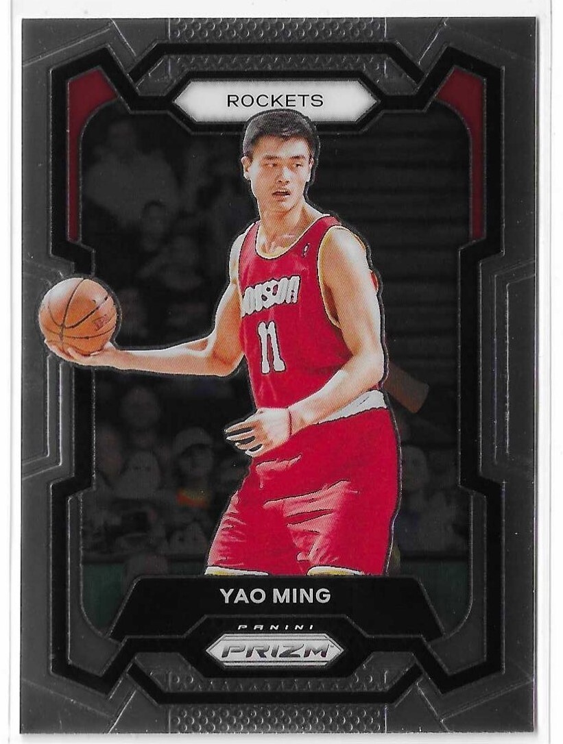 2023-24 Panini Prizm Basketball Yao Ming Card #199 Houston Rockets HOF ...