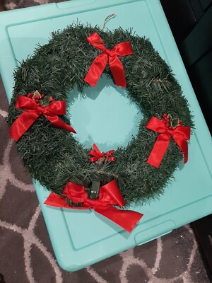 Vintage 1997 ~Talking Singing~ Christmas Wreath ~By Way Out Toys~Motion ...