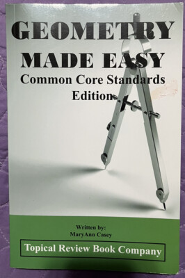 Geometry Made Easy Common Core | eBay