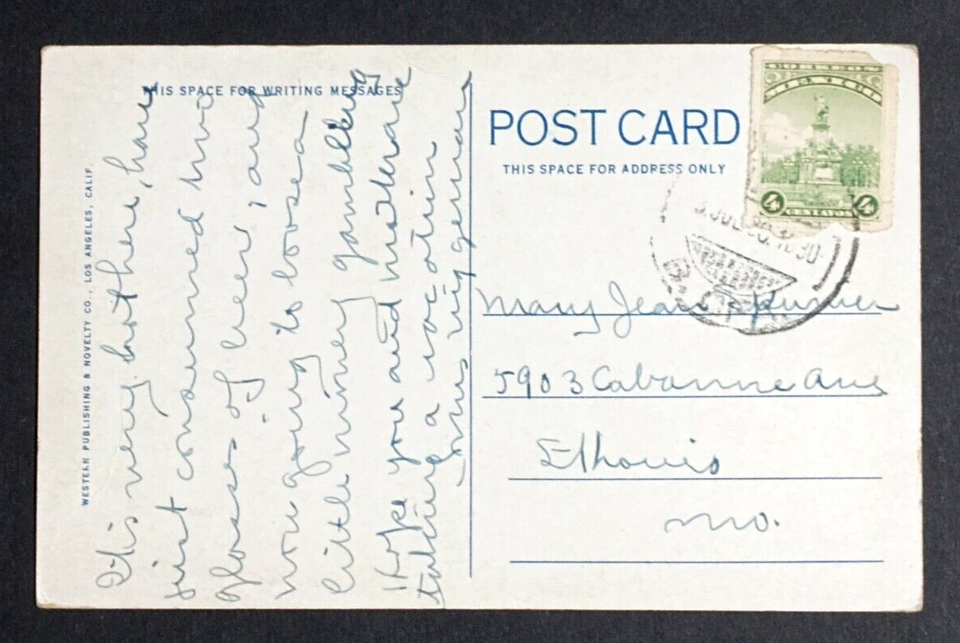 Dog Races Agua Caliente Tijuana Mexico Postcard c1930 Track Grandstand ...