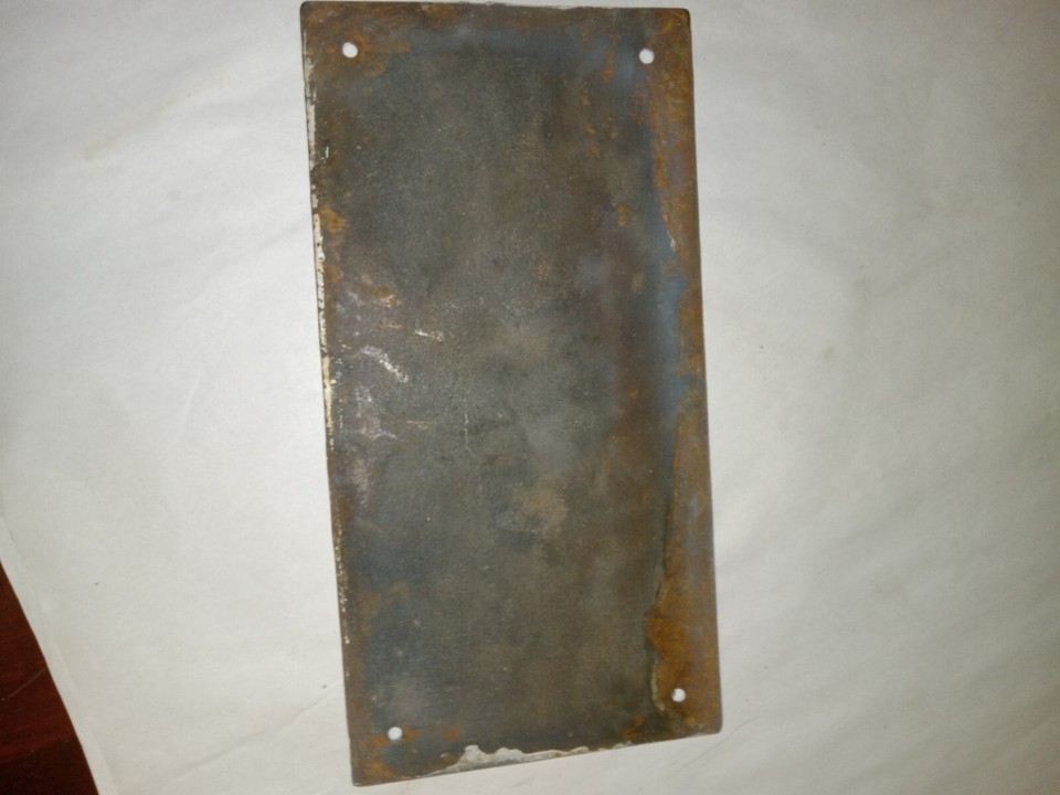 Vintage Louis Hanson Barber Chair Footrest Plate | eBay