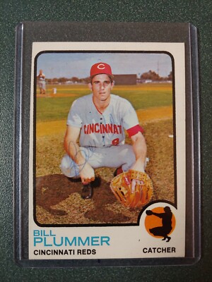 1973 Topps Bill Plummer Autographed Card - Reds - COA - Pose 4 | eBay