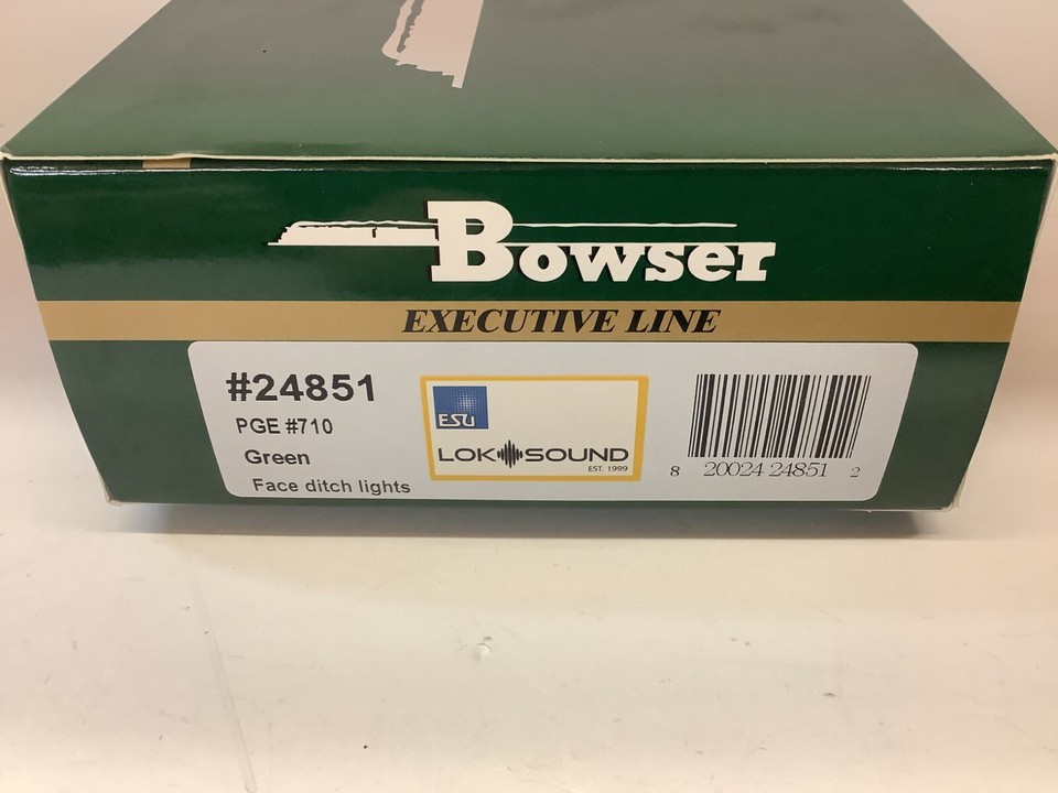 Bowser #24851 HO scale “PGE” M630 with DCC & Sound and ditch lights Rd ...