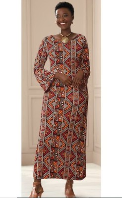 Size M Ashro Orange Brown Multi Ethnic African American Pride Cleopatra ...