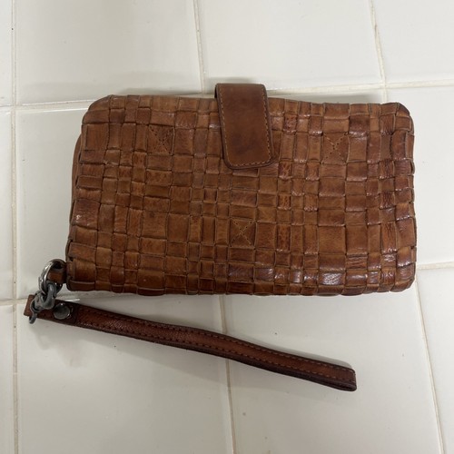 Valenca Holland Brown Woven Leather Wallet - Made In India Fold, Snap ...
