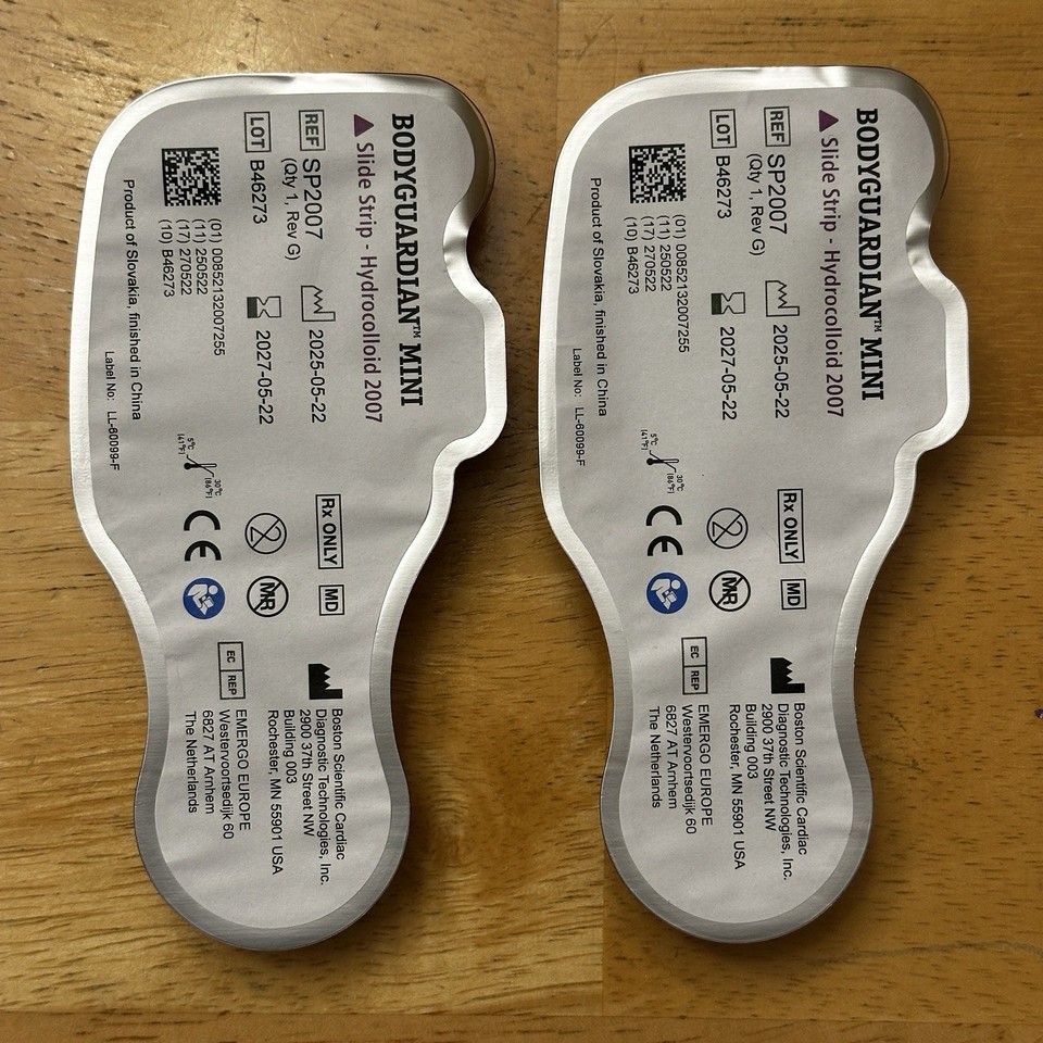 BodyGuardian Mini Heart Monitor SKIN SENSITIVE STRIPS, 2 New ...